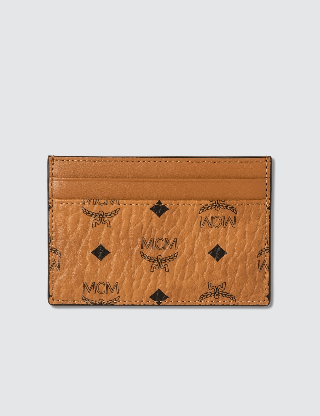 MCM - Card Case in Visetos Original | HBX - Globally Curated Fashion ...