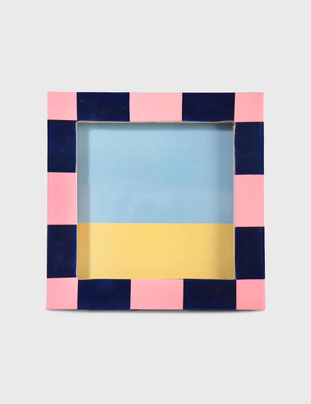 &klevering - Pink Check Square Frame | HBX - Globally Curated Fashion ...