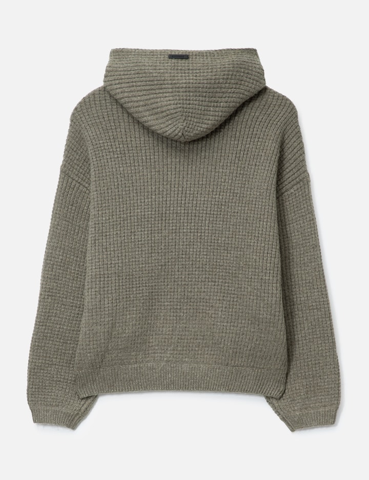 Fear of God Essentials Heavy Waffle 90'S Hoodie - Oversized waffle-knit ...