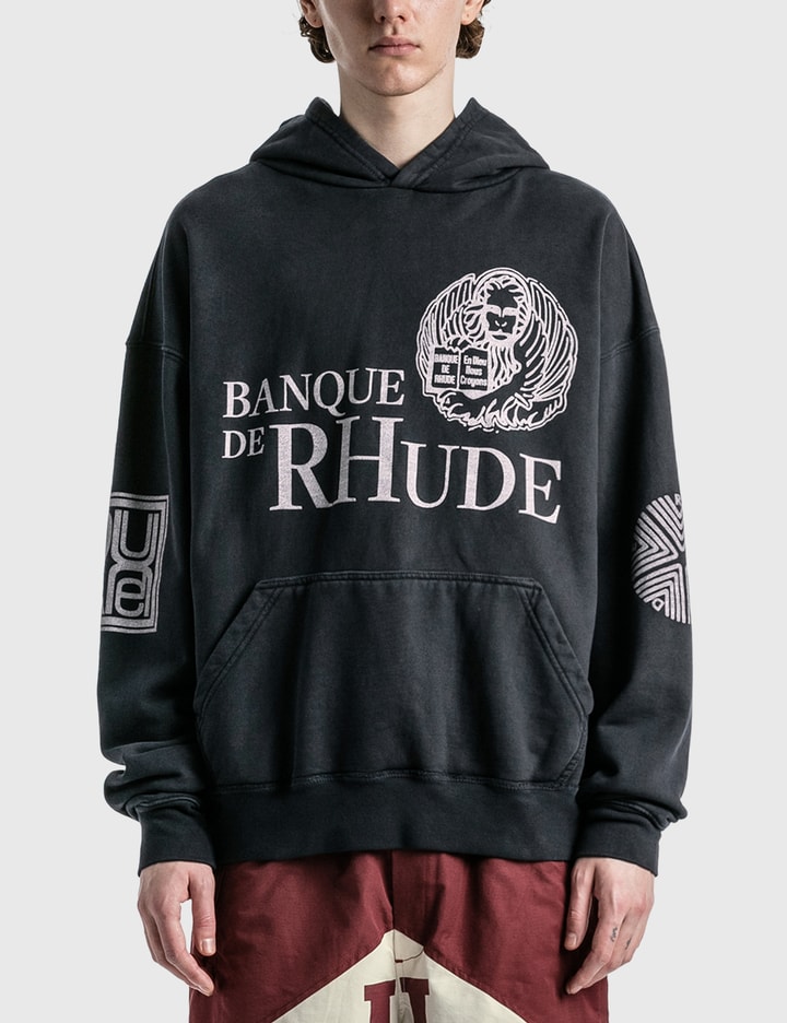 Rhude - BANK DE RHUDE HOODIE | HBX - Globally Curated Fashion and ...