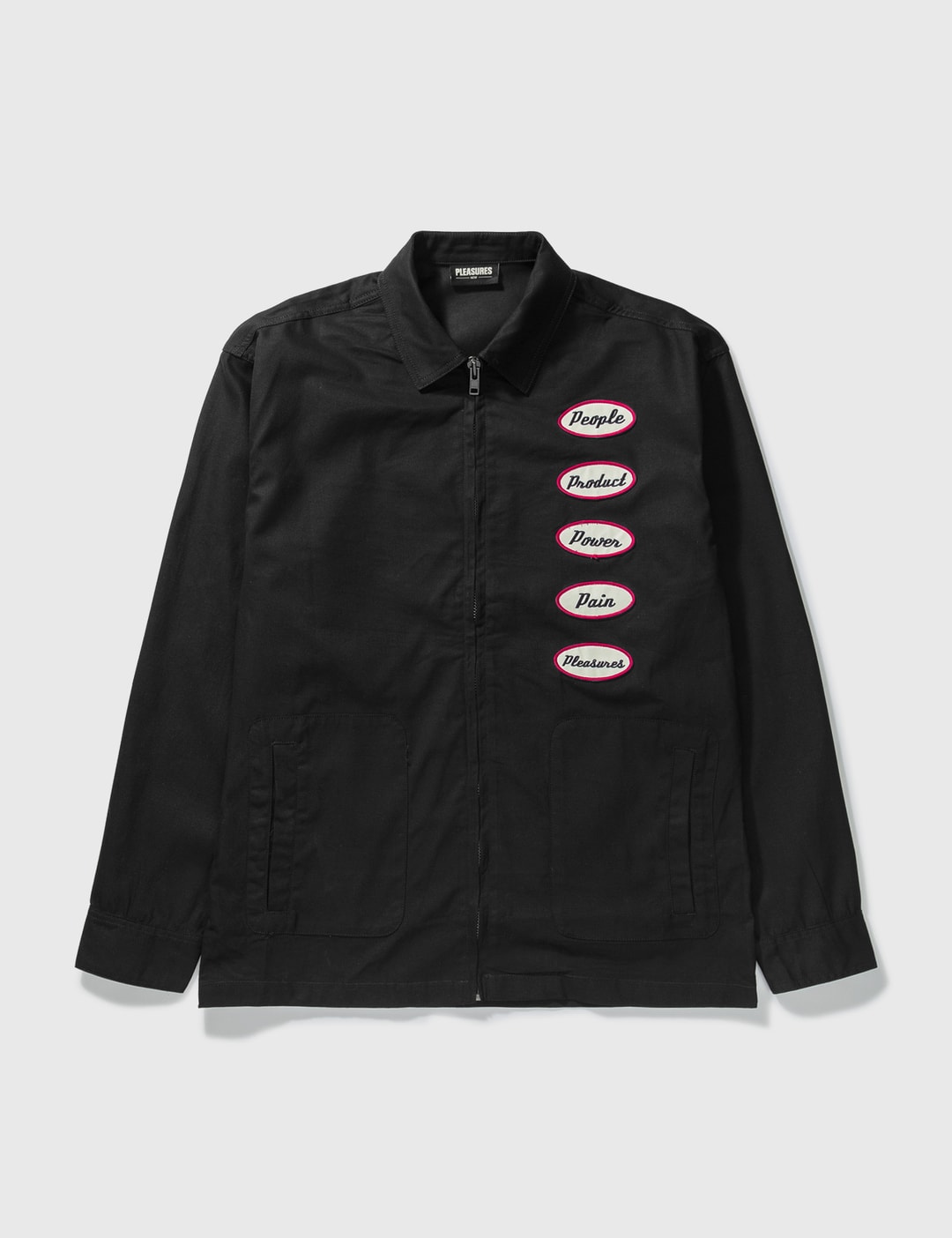 Pleasures - Power Gas Station Jacket | HBX - Globally Curated Fashion ...