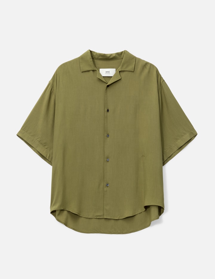 Ami - Round Hem Short Sleeve Shirt | HBX