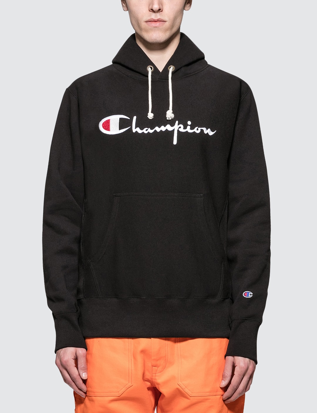Champion Reverse Weave - Script Logo Hoodie | HBX - Globally Curated ...