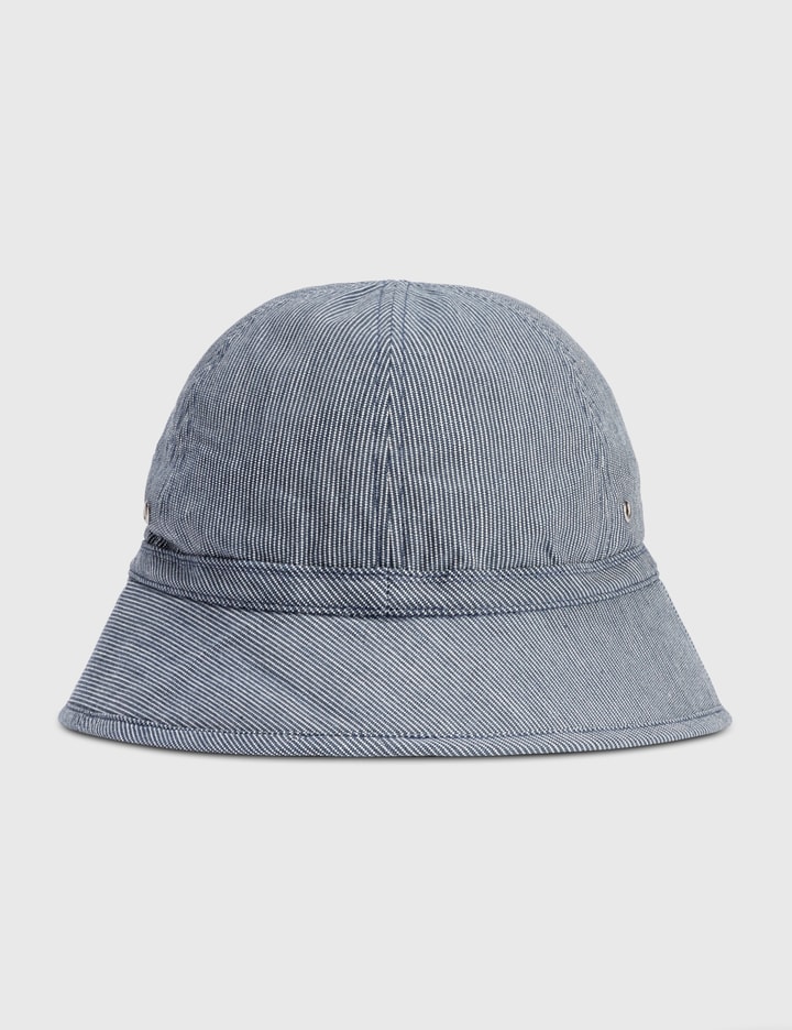 Human Made - Round Striped Denim Bucket Hat | HBX