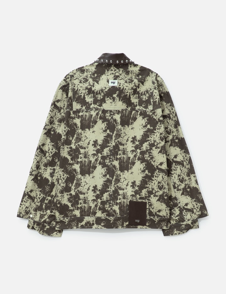 Dhruv Kapoor Distressed Effect Mix Media Jacket - ダメージ加工デニム×レザーのミックス ...