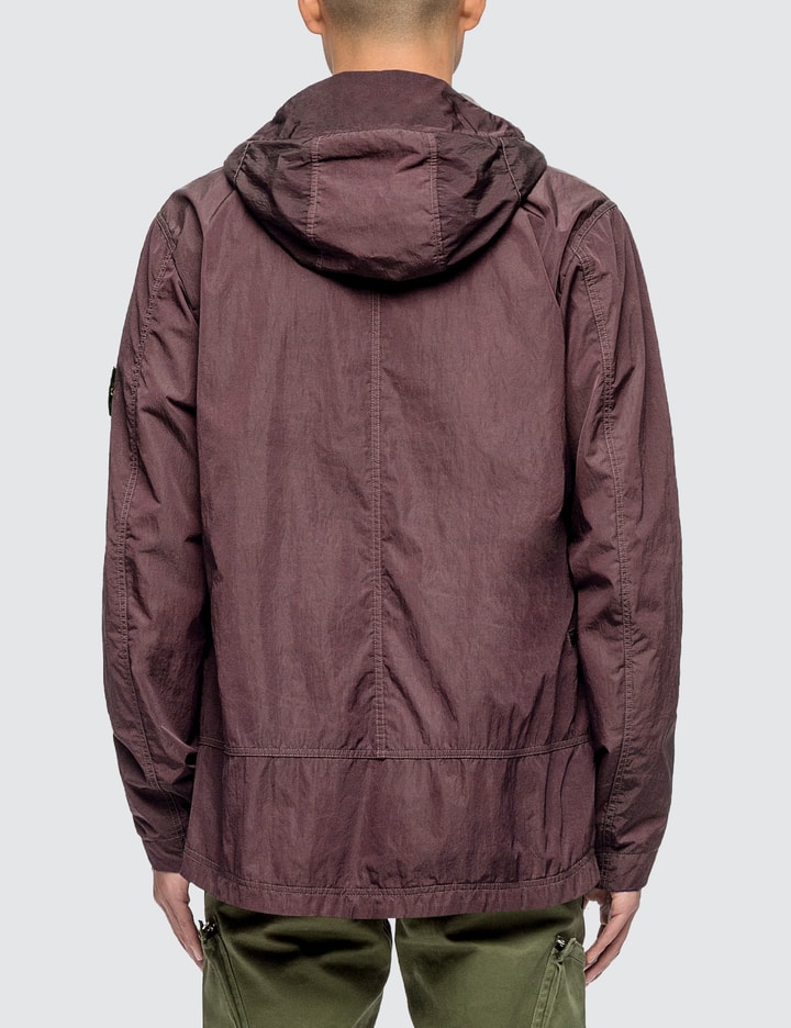 Stone Island - Nylon Metal Flock Hooded Jacket | HBX - Globally Curated ...