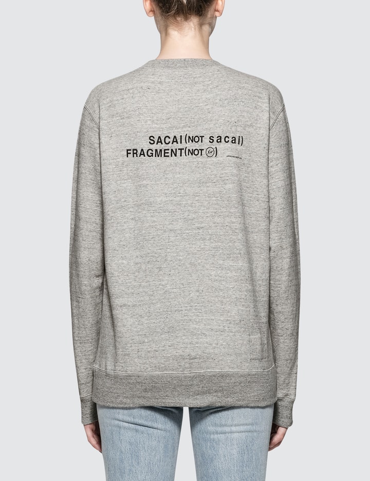 Sacai x Fragment Design - Sacai Box Logo Sweatshirt | HBX - Globally ...