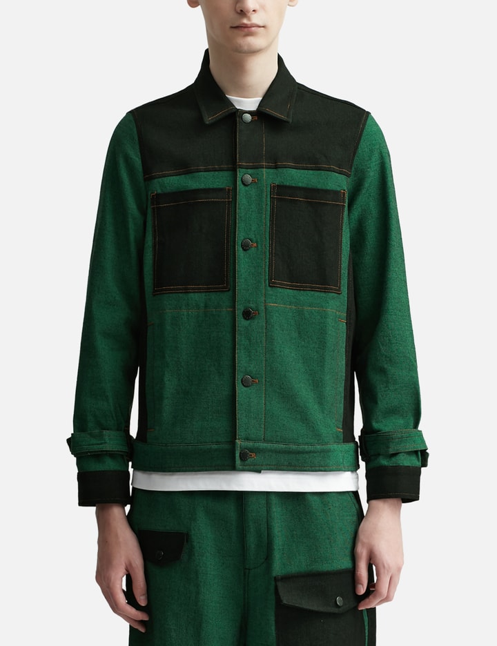 FRIED RICE - Unisex Two Tone Denim Jacket | HBX - Globally Curated ...