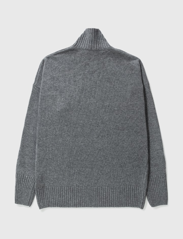 Maison Kitsuné - Fox Head Oversize High Neck Pullover | HBX - Globally ...