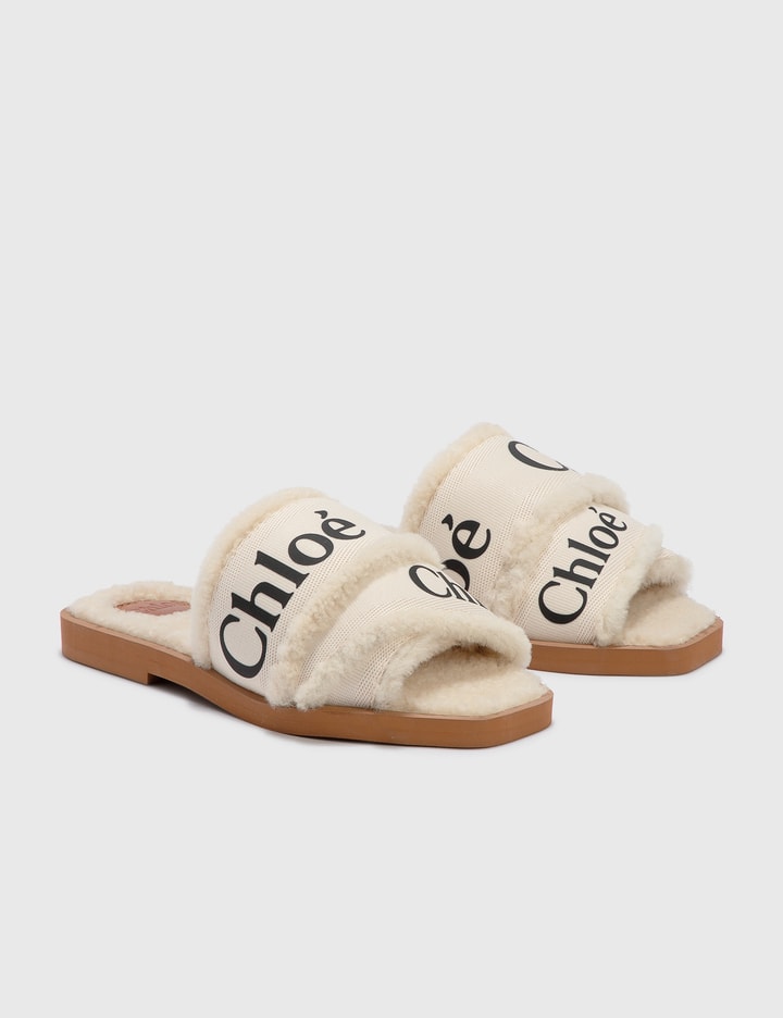 Chloé - Woody Shearling Slide | HBX - Globally Curated Fashion and ...