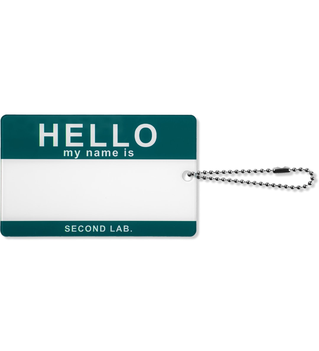 SECOND LAB - Green Hello Name Plate | HBX