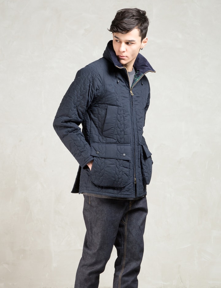 Minotaur - Navy Cable Quilting Insulation Jacket | HBX - Globally ...