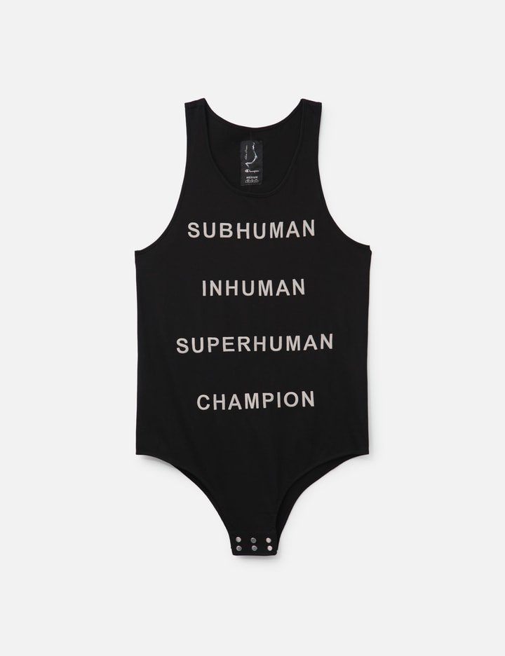 Rick Owens - Rick Owens X Champion Basketball Tank W Subhuman Inhuman ...