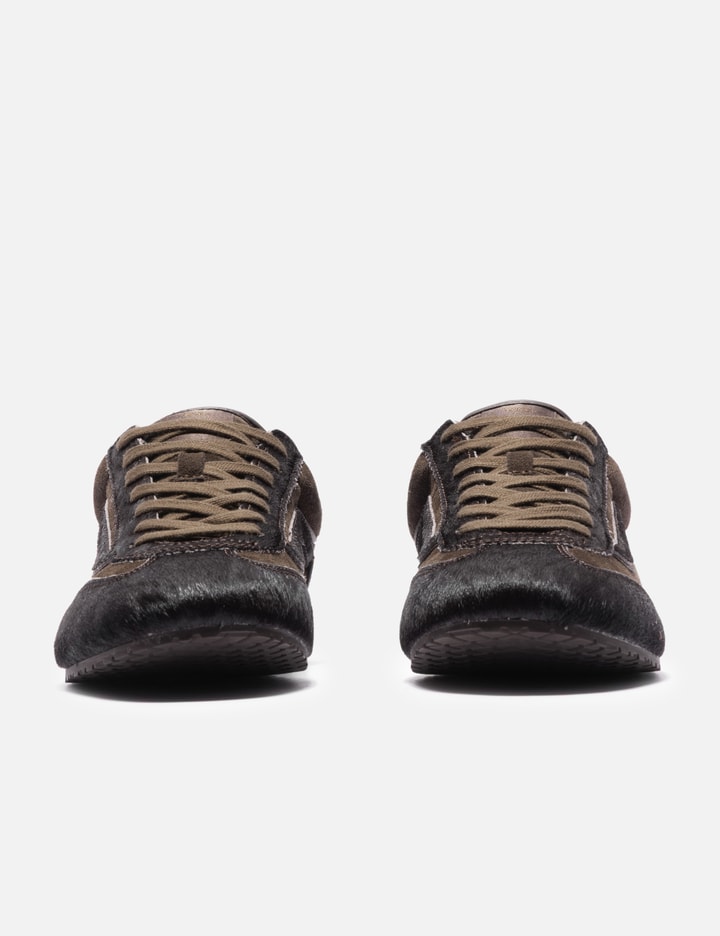 Vans Super Lowpro - Low-profile suede and pony-hair sneaker with EVA ...