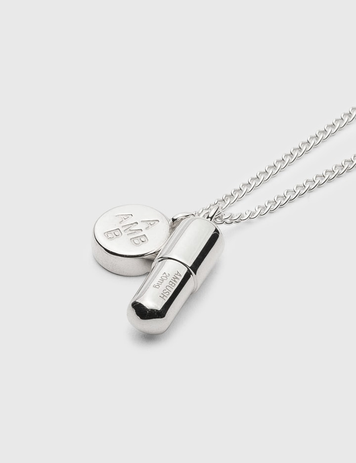 AMBUSH® - Pill Charm Pendant Necklace | HBX - Globally Curated Fashion ...