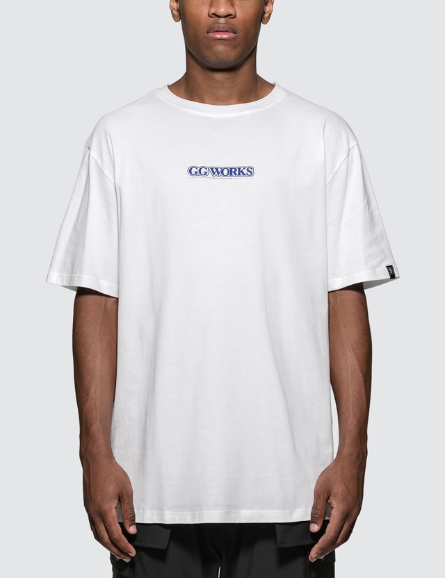 Guerrilla-group - "GG WORKS" Logo Print S/S T-Shirt | HBX