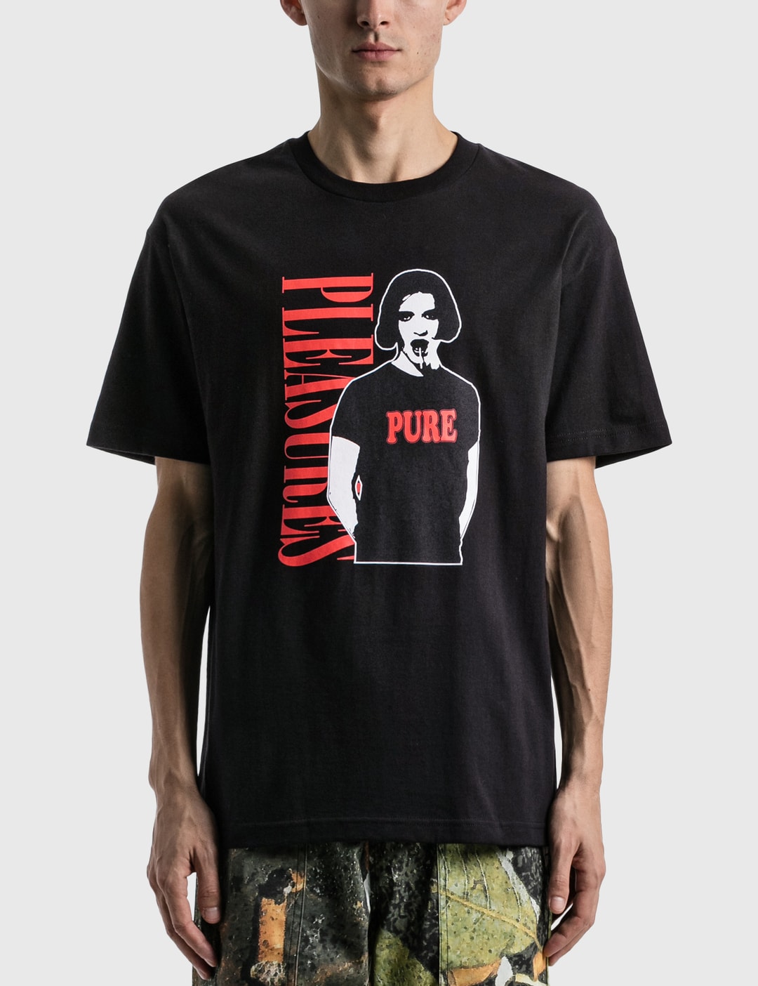 Pleasures - Pure T-shirt | HBX - Globally Curated Fashion and Lifestyle ...