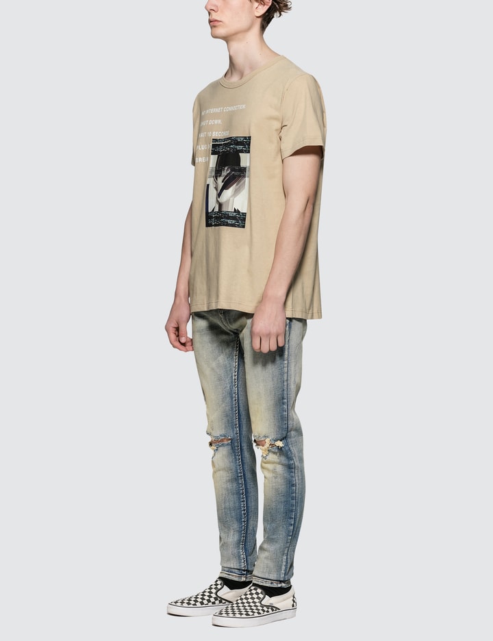Profound Aesthetic - Earth Washed Destroyed Denim Jeans | HBX