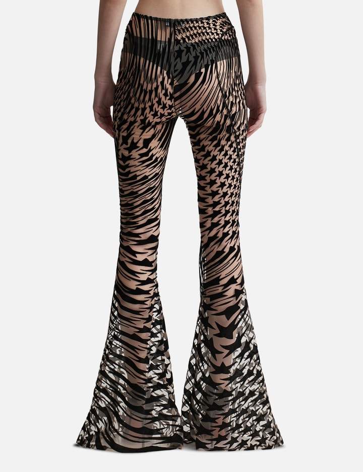 Mugler - Flocked Mesh Pants | HBX - Globally Curated Fashion and ...
