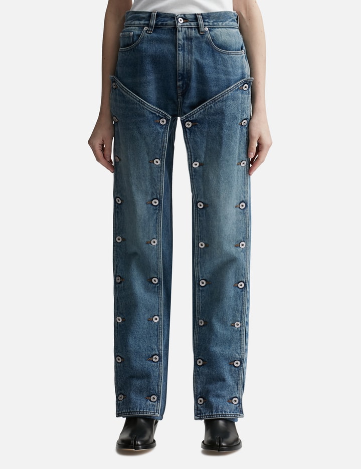 Y/PROJECT - Evergreen Snap Off Jeans | HBX