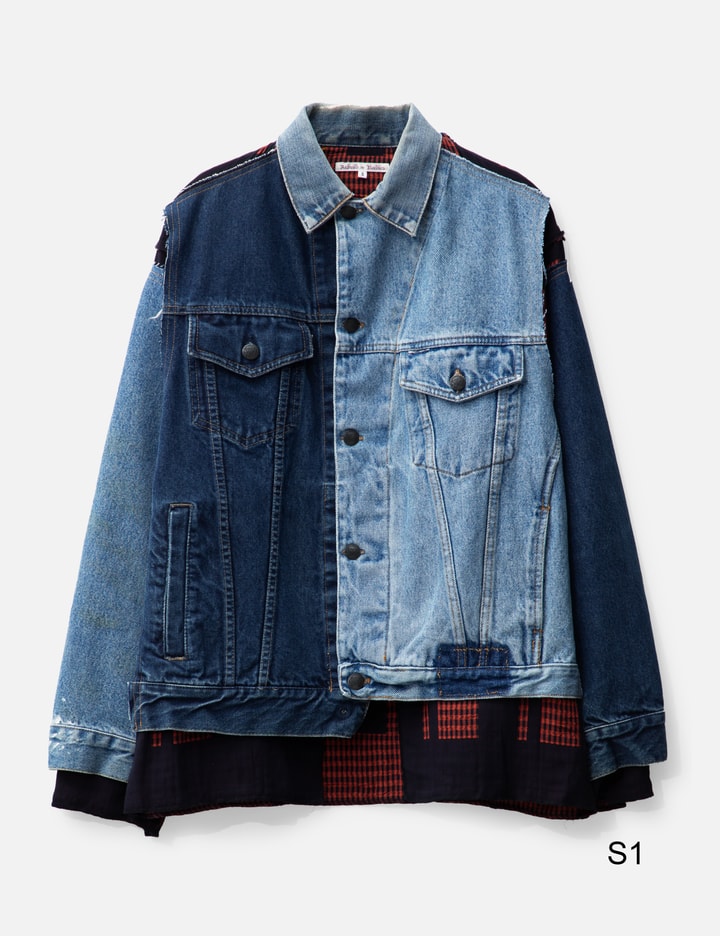 Needles - JEAN COVERED JACKET | HBX - Globally Curated Fashion and ...
