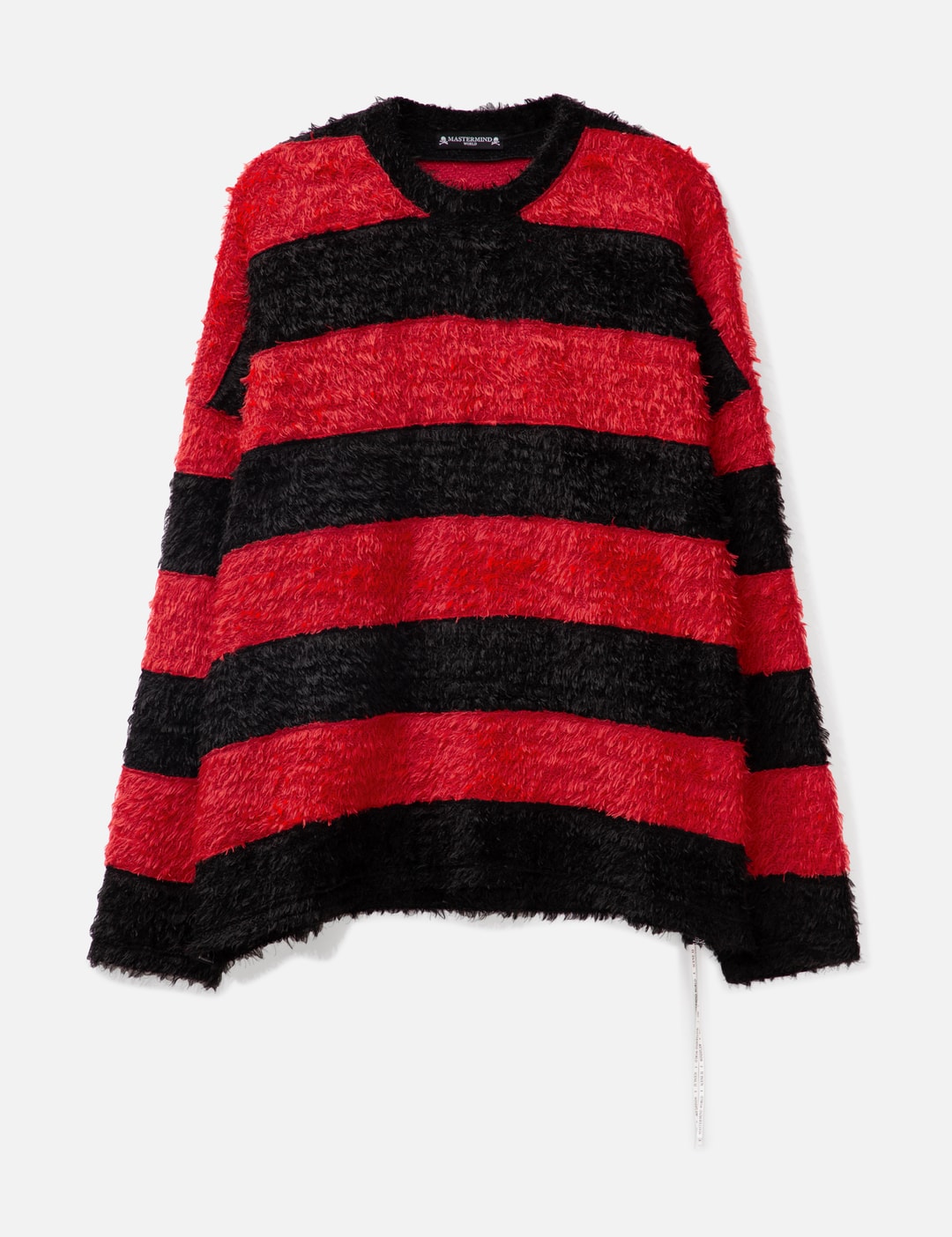 Mastermind World - Oversized Shaggy Crewneck Sweater | HBX - Globally ...