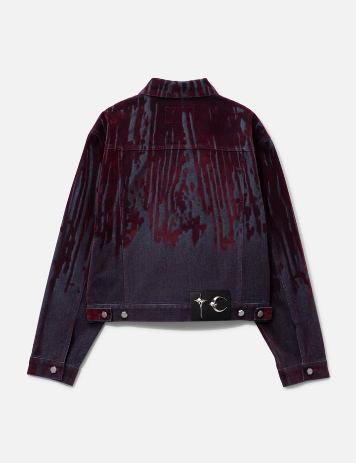 THUG CLUB - Blood Lazered Denim Jacket | HBX