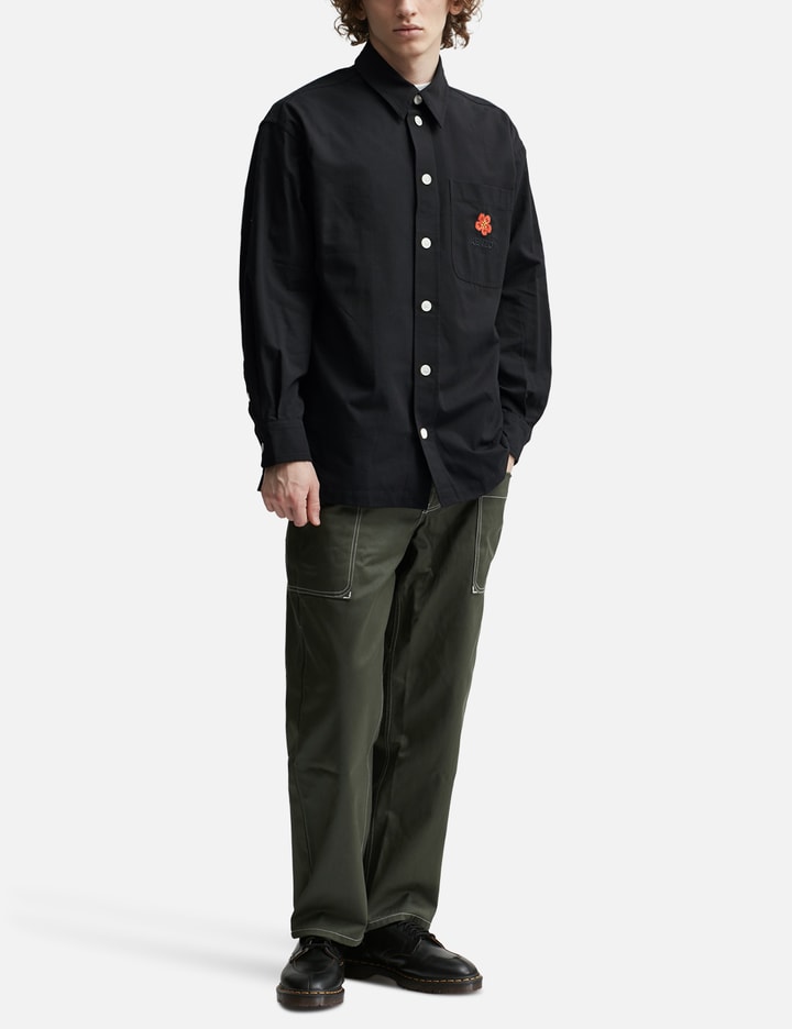 Kenzo - Oversized Boke Flower Embroidered Shirt | HBX