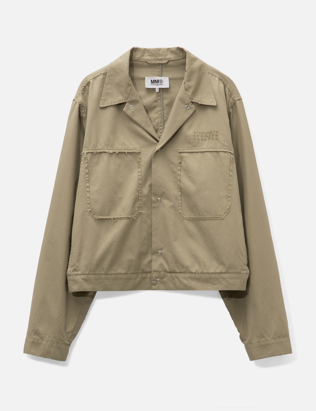 MM6 Maison Margiela - Raw Cut-Out Jacket | HBX - Globally Curated ...