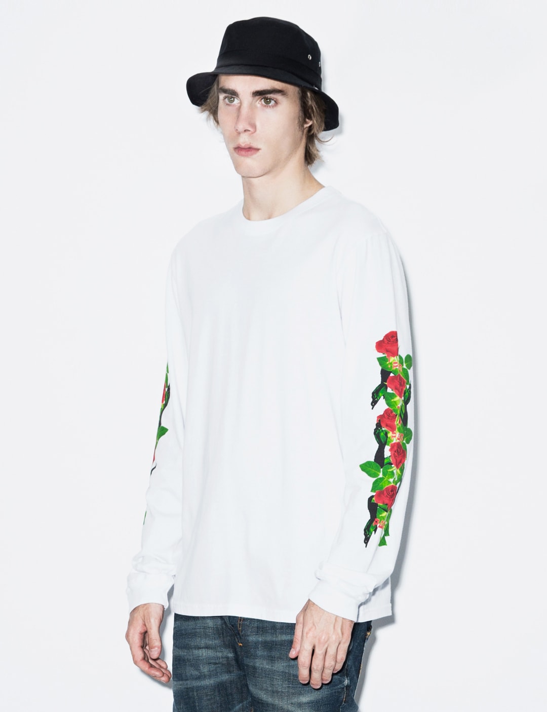 Perks and Mini - White Rose L/S T-Shirt | HBX - HYPEBEAST 為您搜羅全球潮流時尚品牌