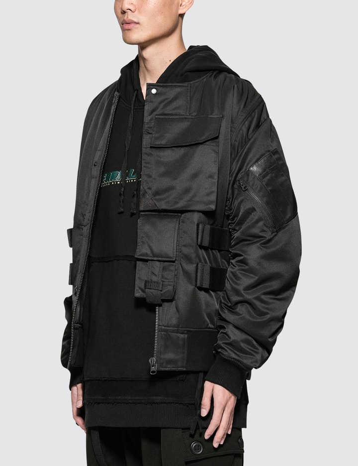 Guerrilla-group - 2 Way MA-1/Body Vest Jacket | HBX