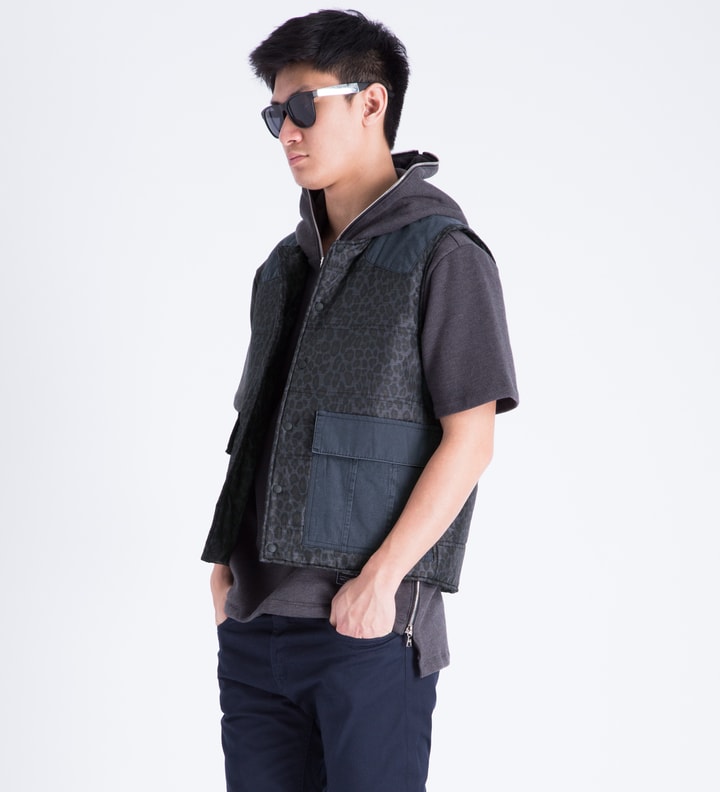 Whiz - Black Leopard Vest | HBX - Globally Curated Fashion and ...