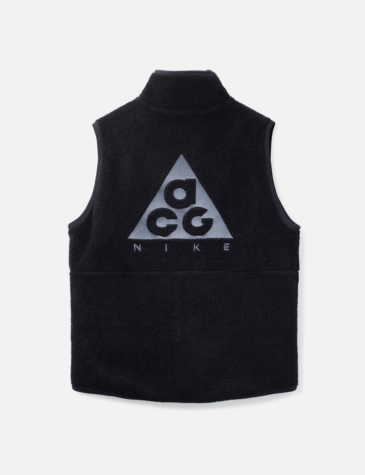 Nike ACG Sherpa Vest - Black sherpa vest, excellent condition | HBX