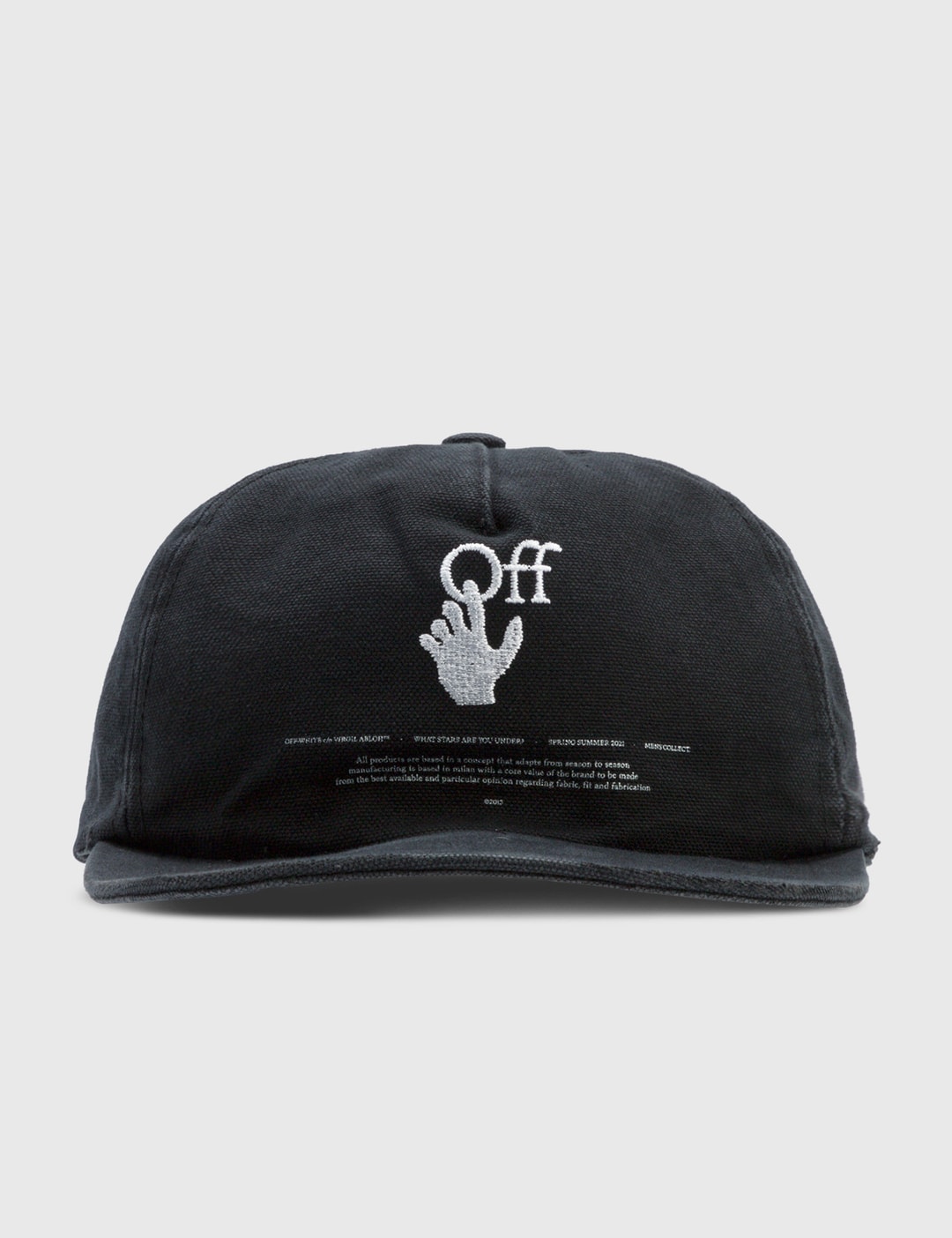 Off-White™ - Hands Off Logo Cap | HBX - Globally Curated Fashion and ...