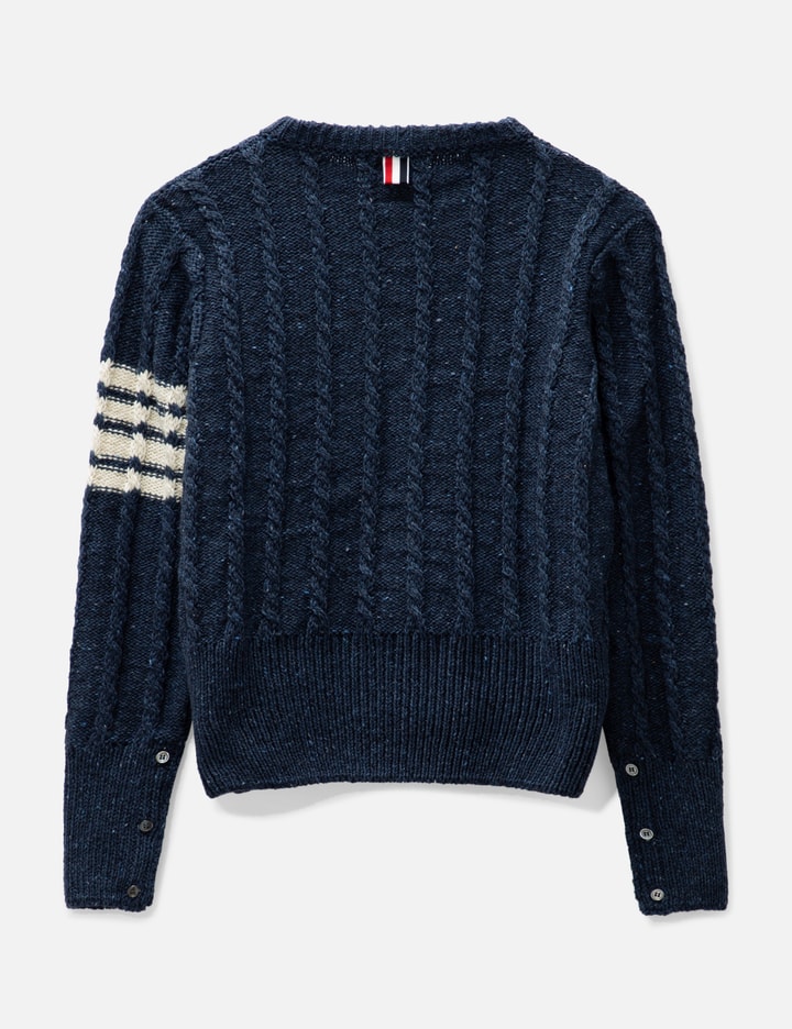Thom Browne - Twist Cable Classic Crewneck Pullover | HBX - Globally ...