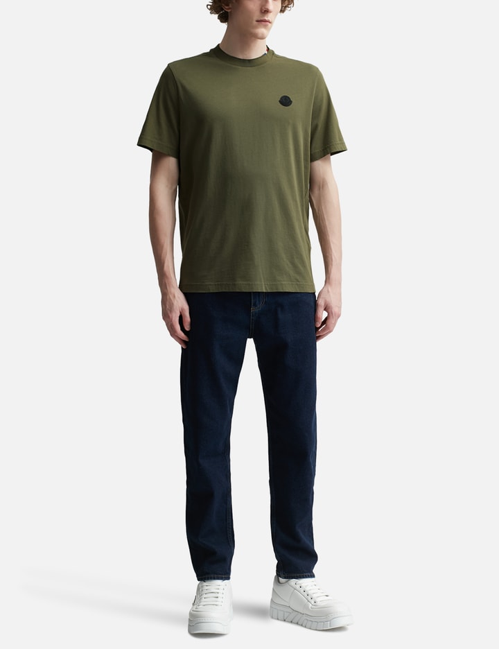 Moncler - Short Sleeve Emblem T-shirt | HBX - Globally Curated Fashion ...