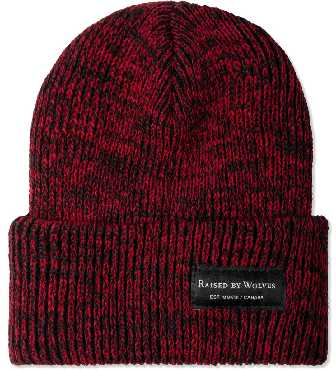 Raised By Wolves - Red Marled Watch Cap | HBX - 하입비스트가 엄선한 글로벌 패션&라이프스타일