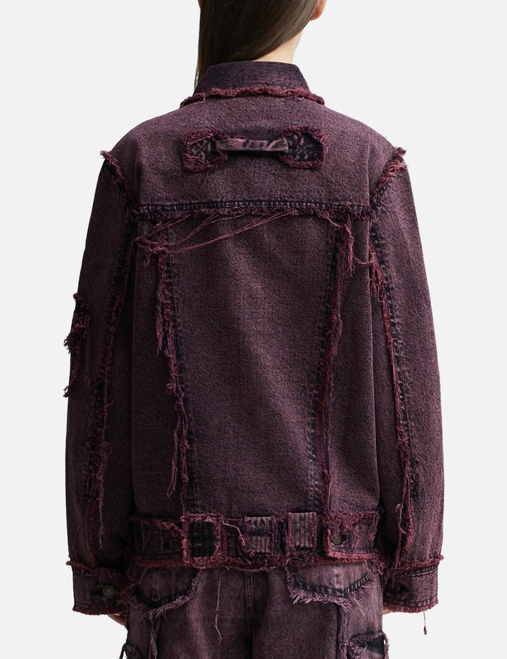 DHRUV KAPOOR - Destroyed Denim Jacket | HBX - HYPEBEAST 為您搜羅全球潮流時尚品牌