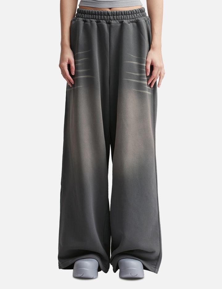 Open YY - WASHED WIDE SWEATPANTS | HBX