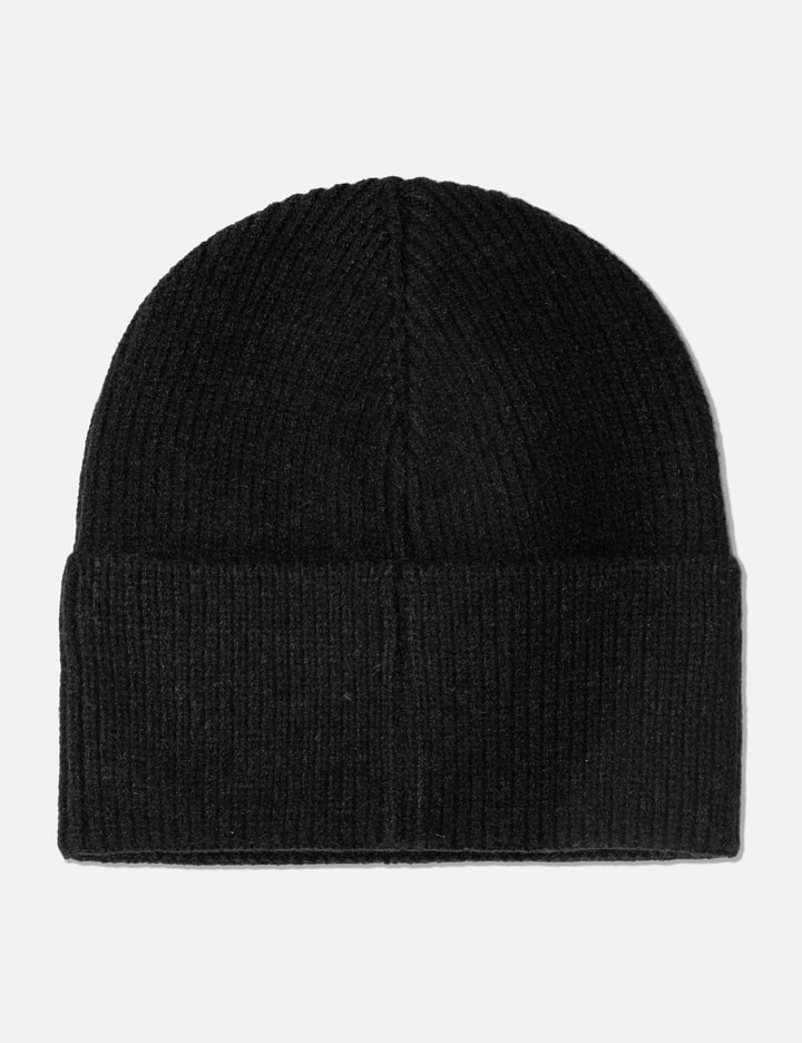 Aly "Classic Logo Black" Beanie - Soft ribbed unisex beanie with ...