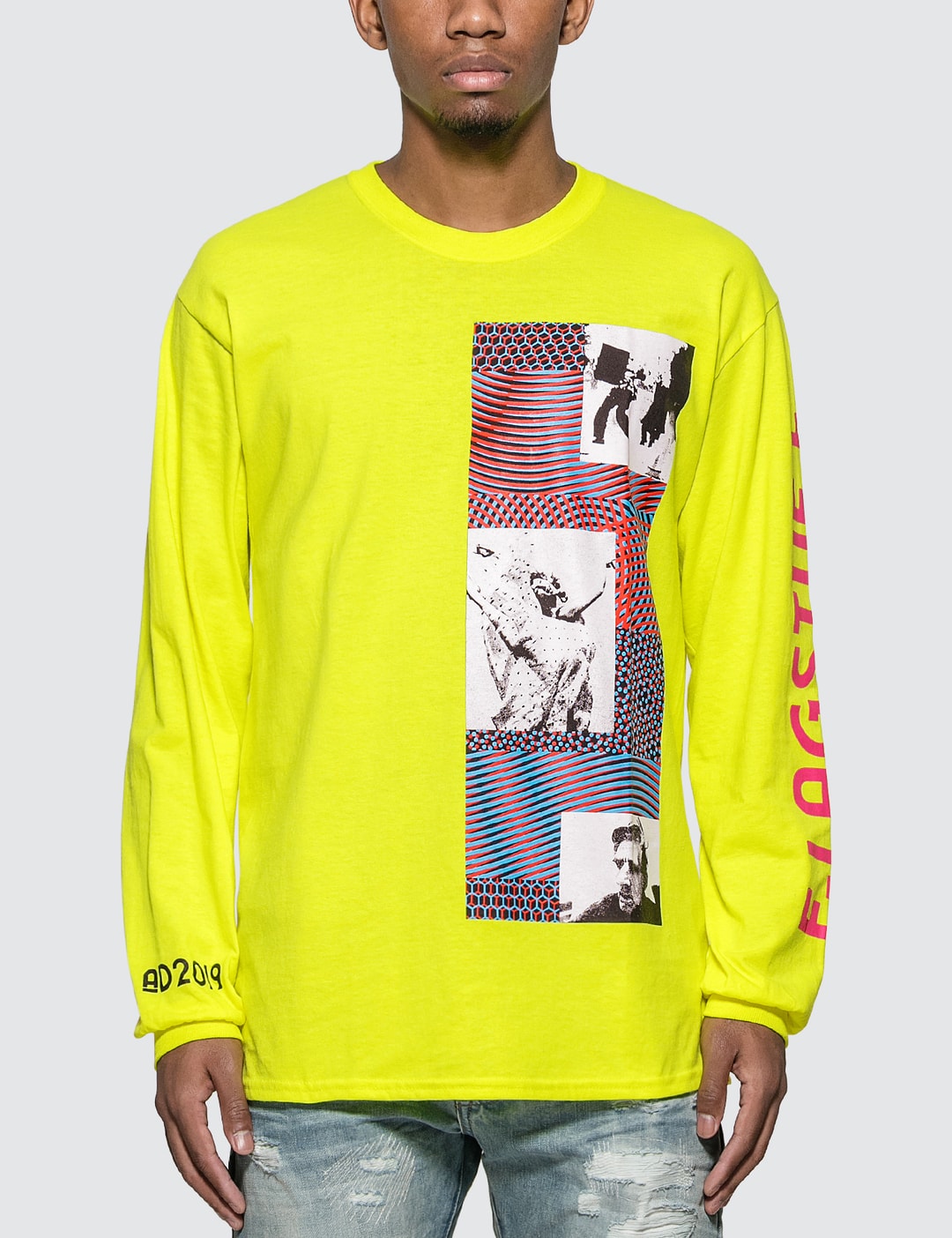 Flagstuff - Mix Long Sleeve T-Shirt | HBX - Globally Curated Fashion and Lifestyle by Hypebeast