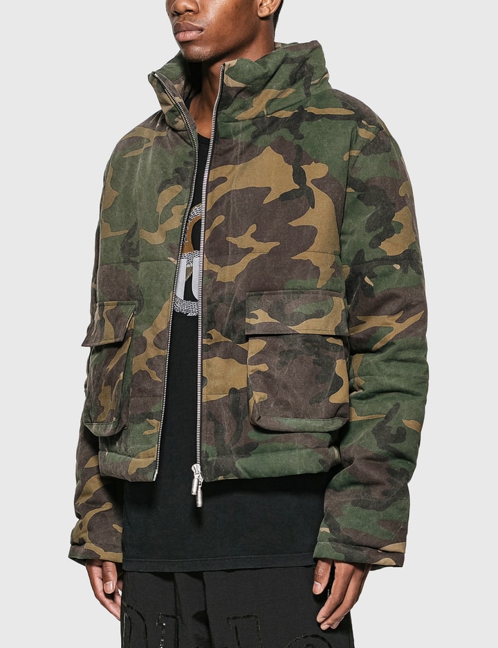 Rhude - Camo Puffer Jacket | HBX