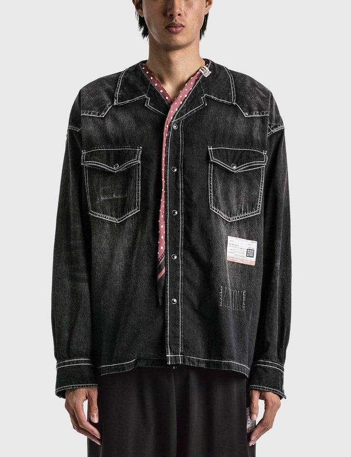 Maison Mihara Yasuhiro - Scurf Denim Shirt | HBX