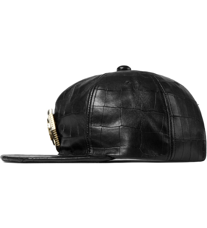 AMBUSH® - Gold/Black CROC Medallion Cap 1 | HBX - Globally Curated ...