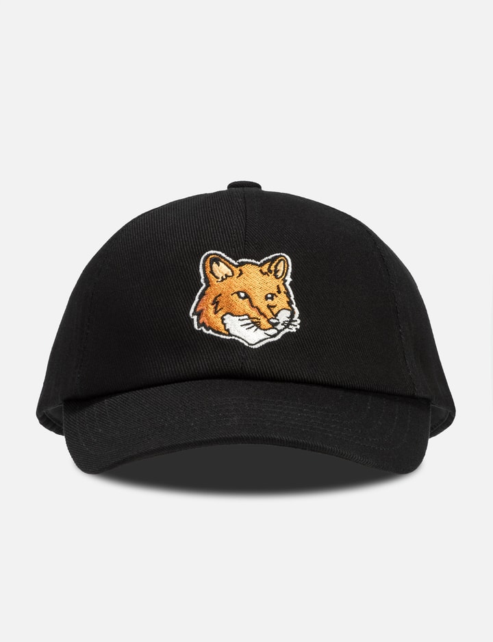 Maison Kitsuné - Large Fox Head Embroidery 6P Cap | HBX