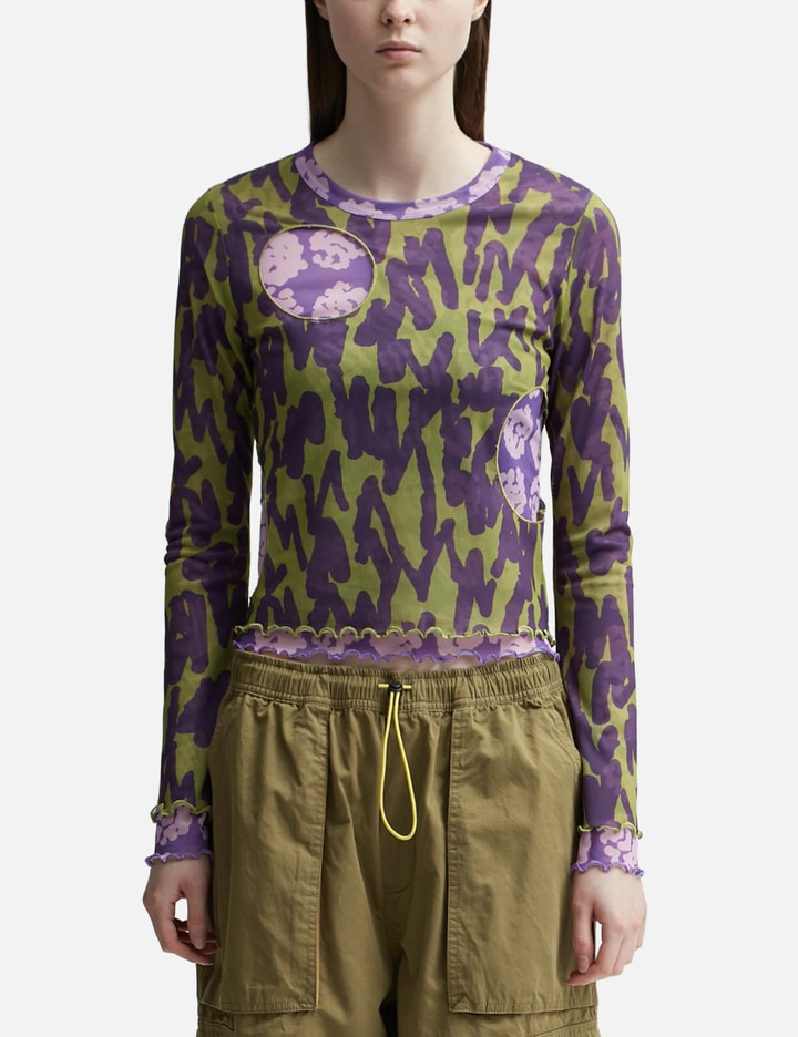 Brain Dead - Yumiko Layered Hyper Mesh Top | HBX