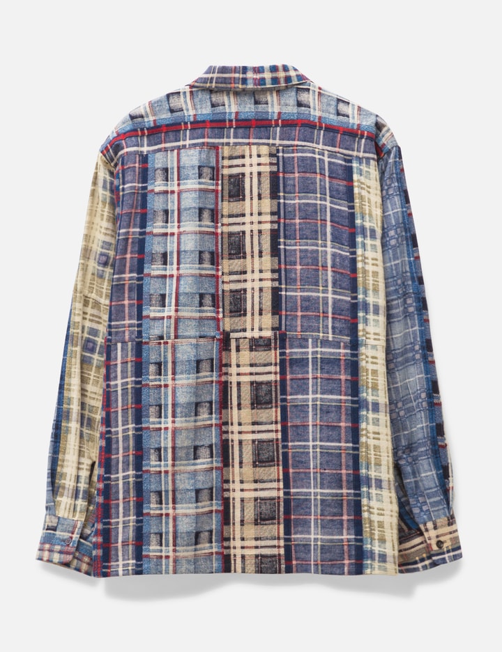 Seven by seven - REWORK FLANNEL STRIPE SHIRTS | HBX