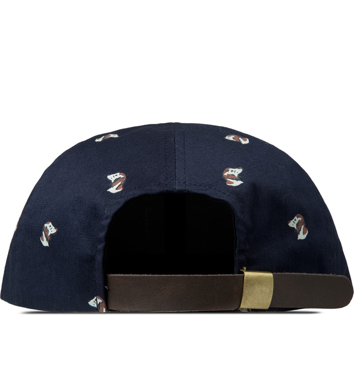 Penfield - Navy Hound Print Kramer Adjustable Cap | HBX - Globally ...