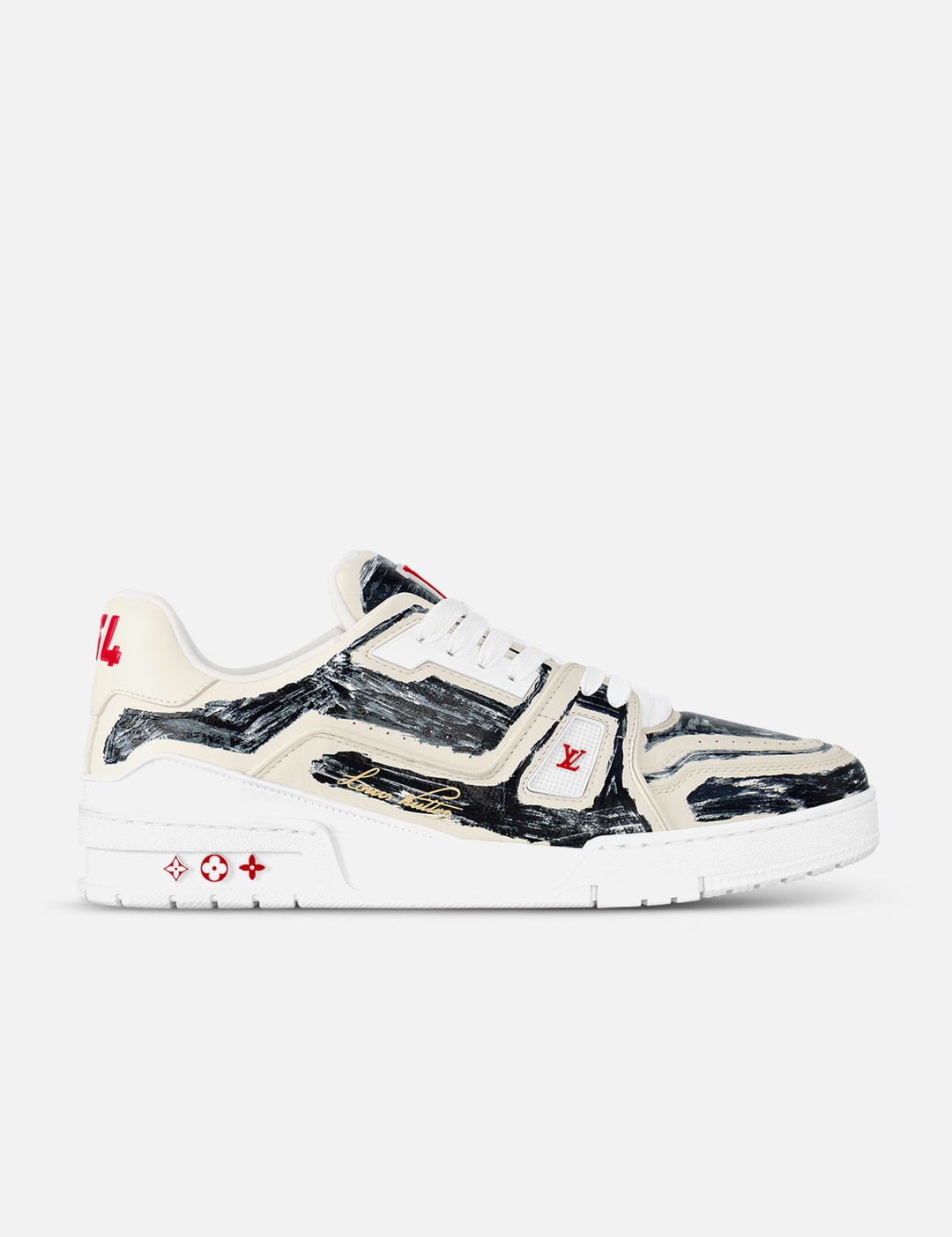 Louis Vuitton - Louis Vuitton Trainer Colored In White Black | HBX ...