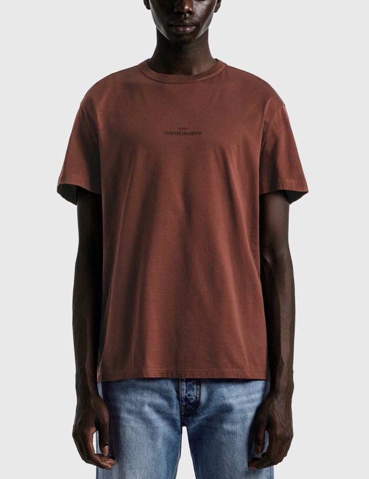 Maison Margiela - Upside Down Logo T-Shirt | HBX - Globally Curated ...